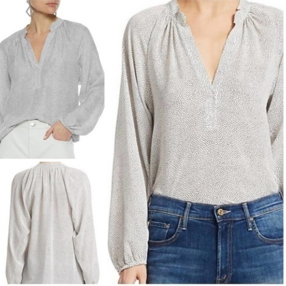 A.L.C. | Tops | Alc Black Relaxed Buttoned Blouse | Poshmark